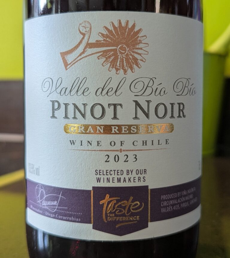 Taste the Difference Bio Bio Chilean Pinot Noir – Wine Drinker