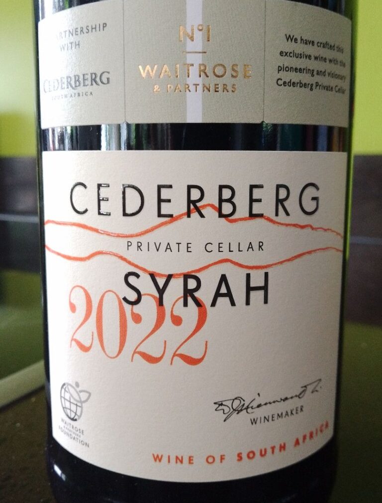 No.1 Cederberg Syrah – Wine Drinker